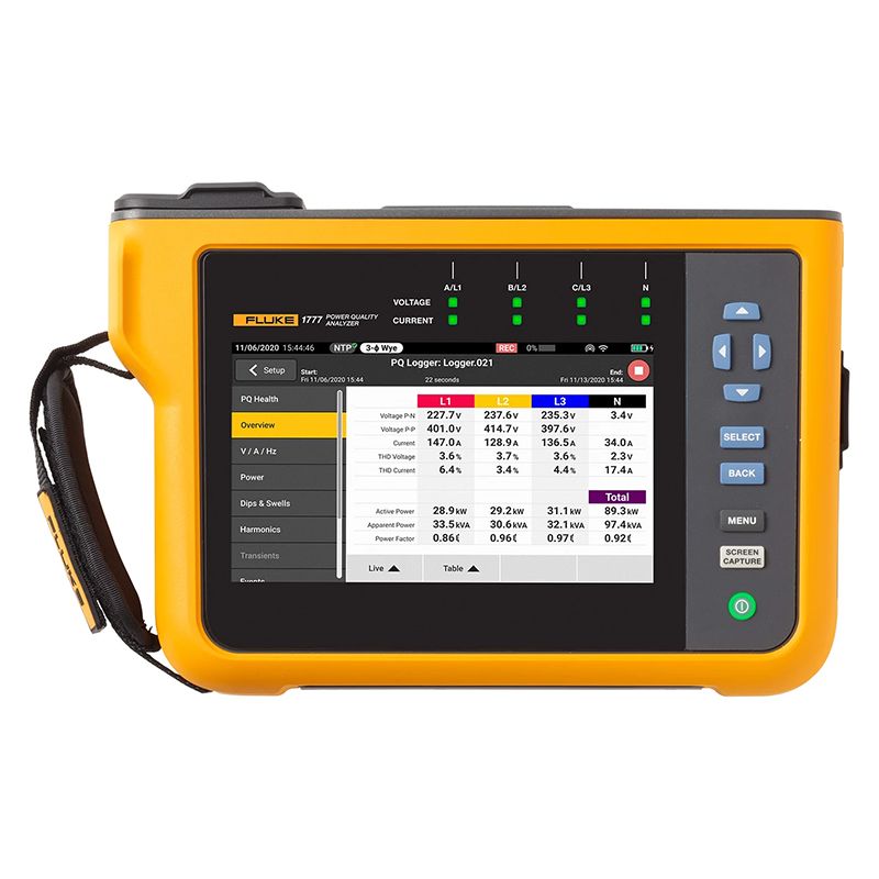 Fluke 1777 Power Quality Analyser | Hire | Sunbelt Rentals | Test ...