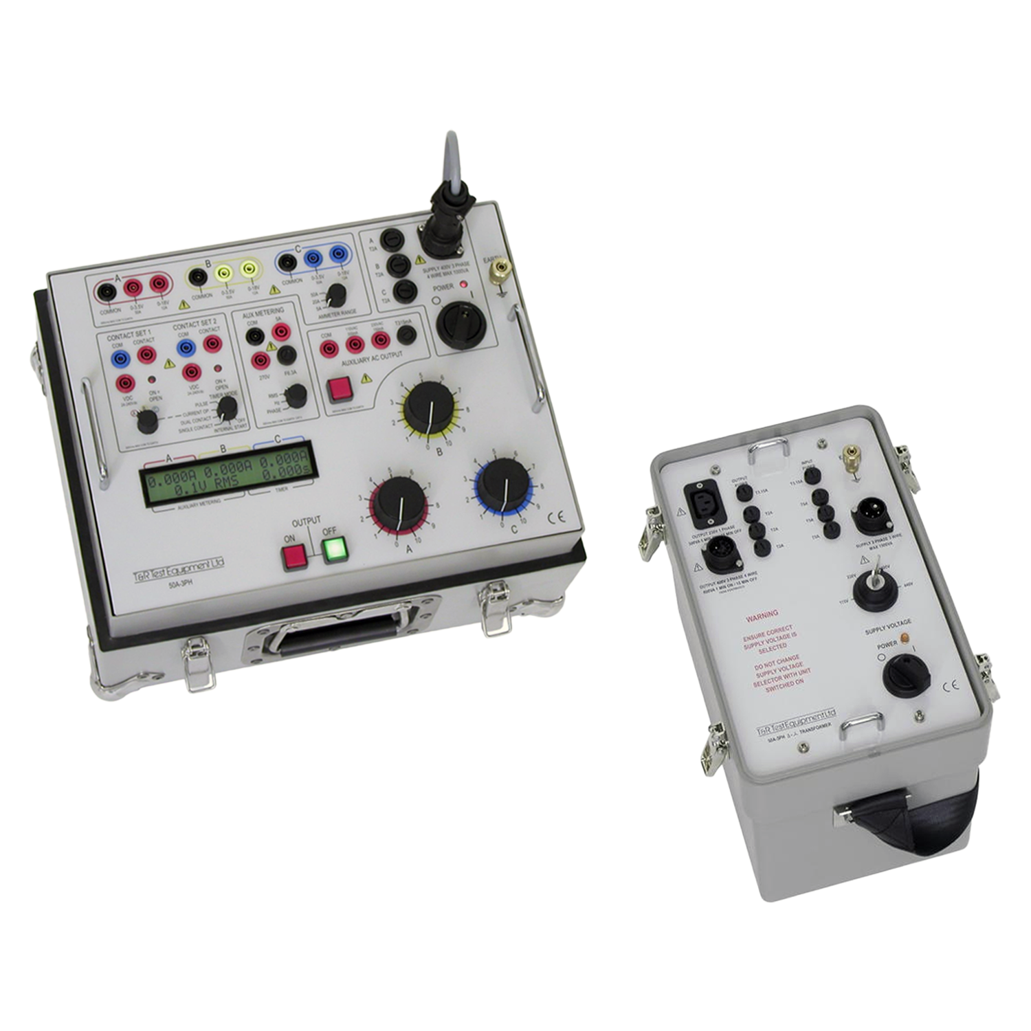 T&R 50A 3PH Current Injection Test Set with 50A 3PH DSU Delta-Star ...