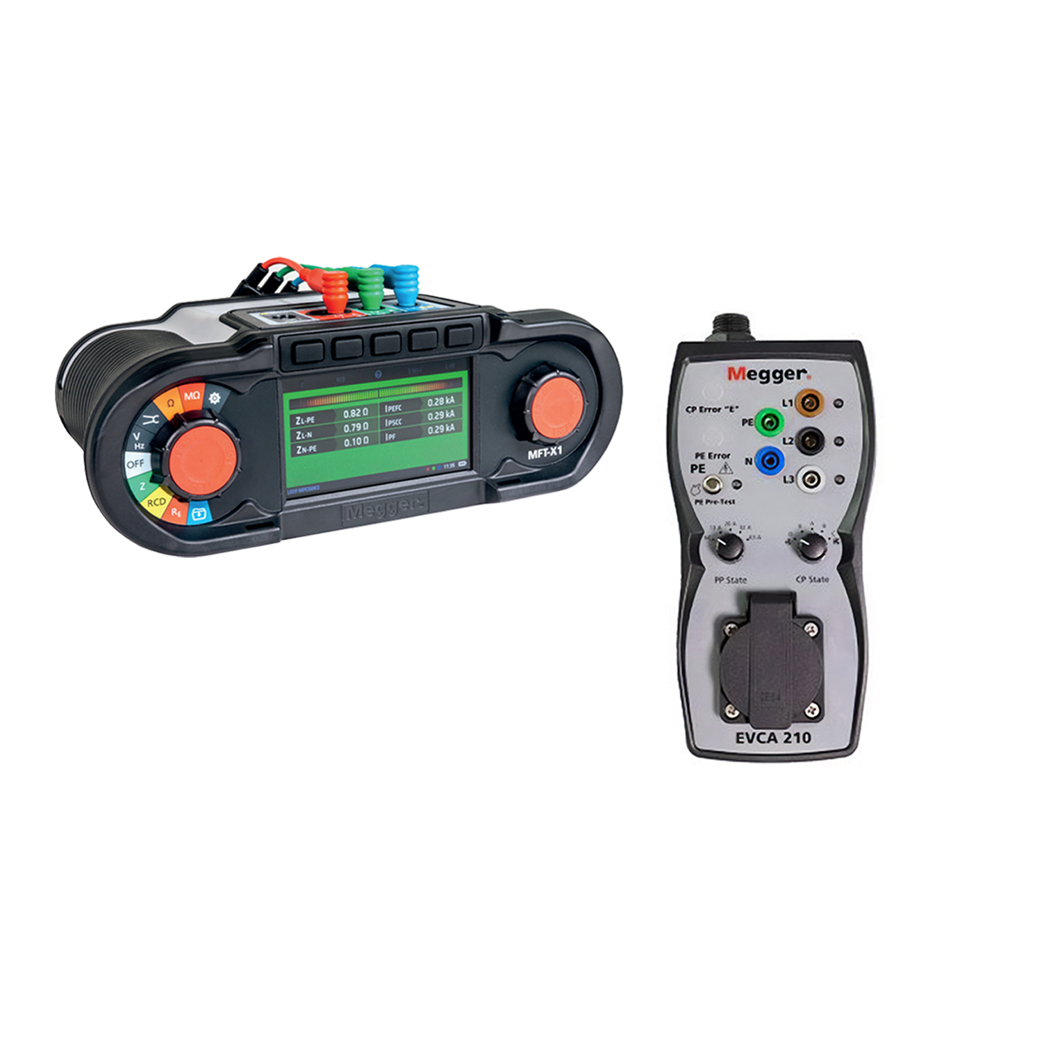 Megger MFT-X1 Multifunction Tester with EVCA 210 Electric Vehicle ...