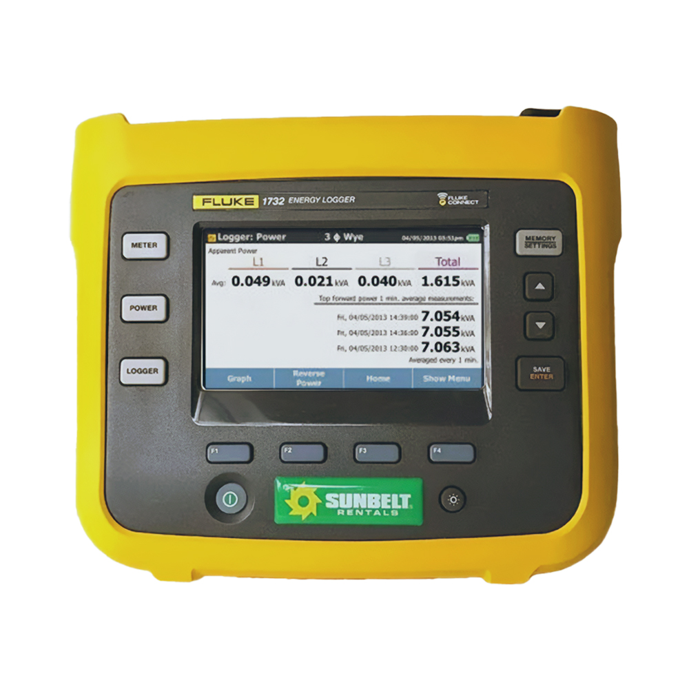 Fluke 1732 Three-Phase Electrical Energy Logger | Hire | Sunbelt ...